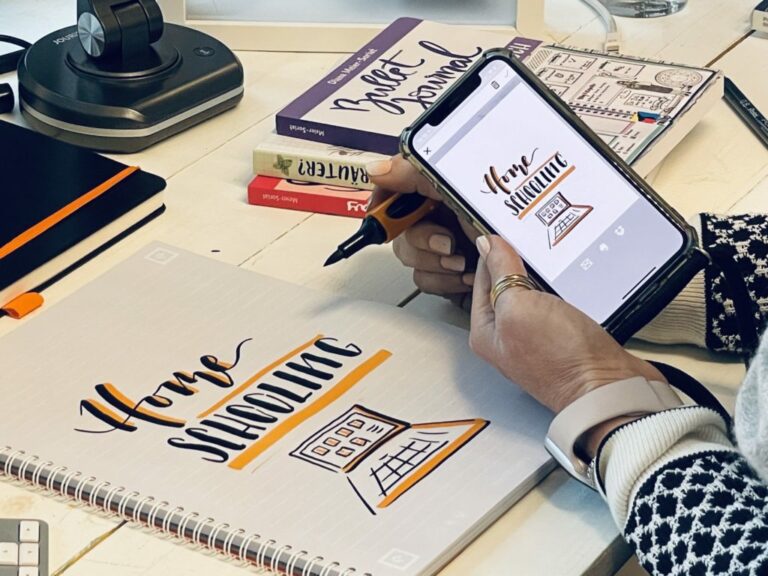 Analog oder digital? 2in1 von Whitelines Paper - Sketchnotes by Diana