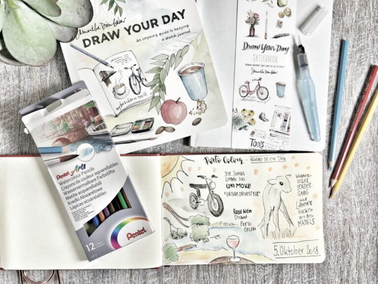 Draw your Day - Samantha Dion Baker - Review - Sketchnotes by Diana