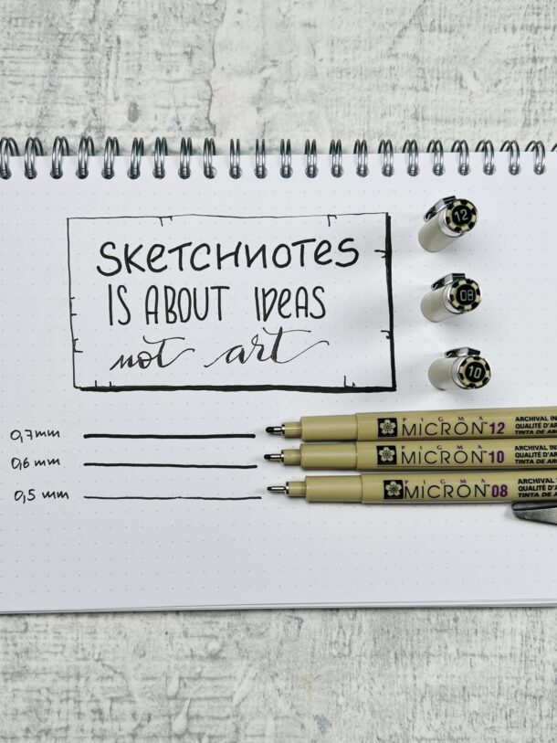 Die besten Stifte für Sketchnotes & Co. - Sketchnotes by Diana