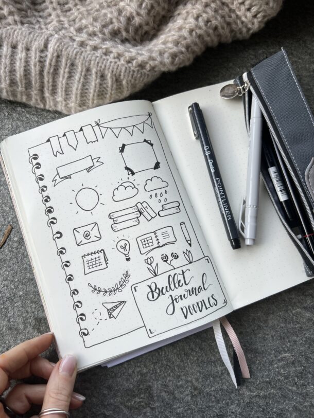 Sketchnotes und Handlettering im Bullet Journal - Sketchnotes by Diana